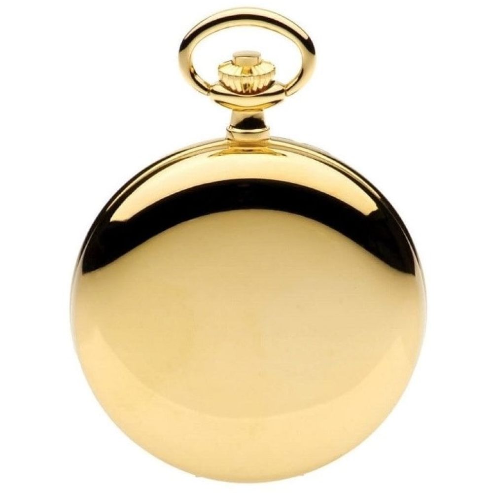 Gold Plated Dual Time Double Hunter Pocket Watch - Free Shipping G254PM ...