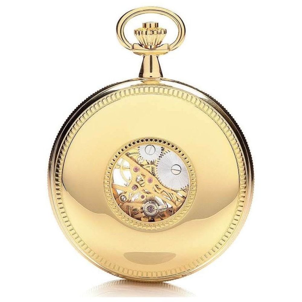 Double Half Hunter Mechanical Pocket Watch 90029-02 | Pocketwatch USA