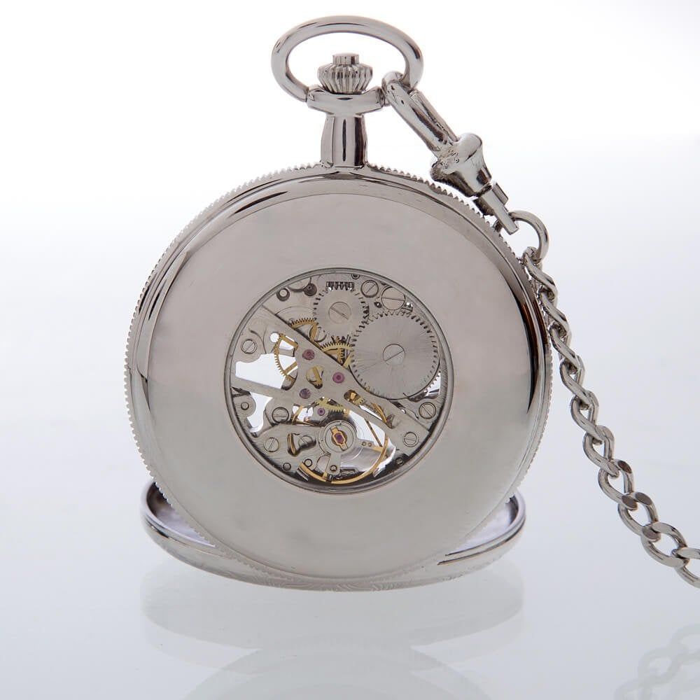 The Lambeth Full Hunter Open Back Mechanical Pocket Watch GPW185W ...