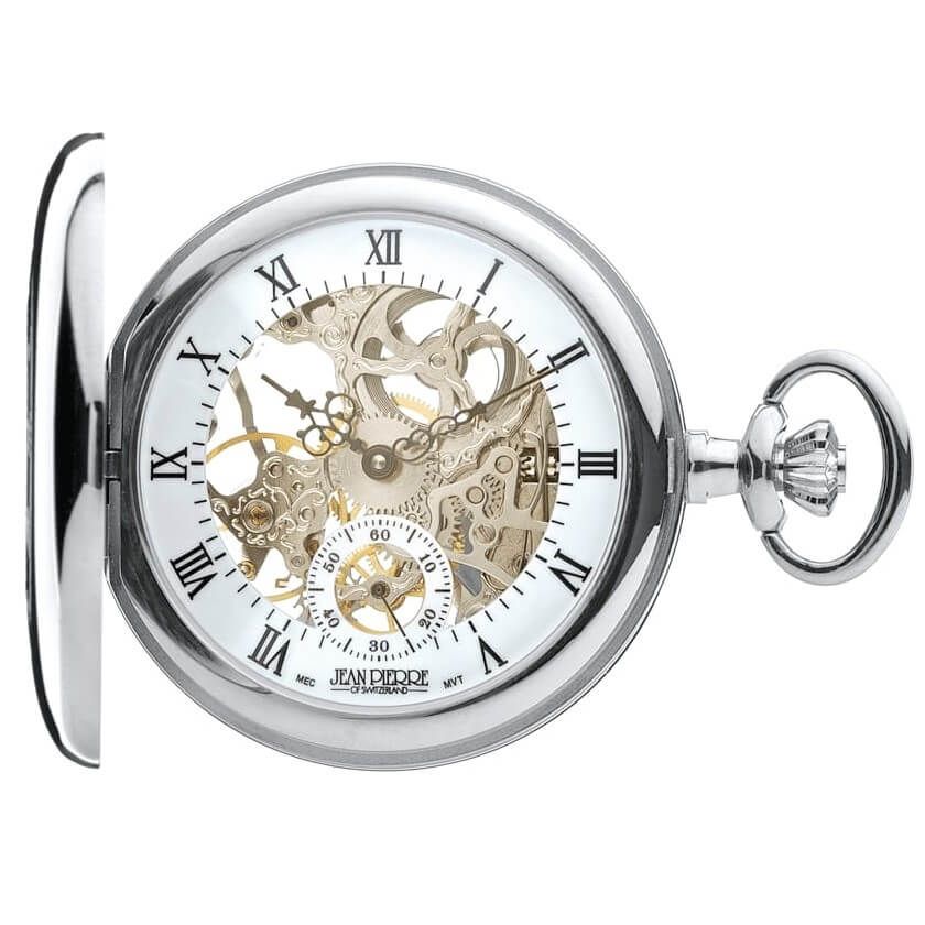 Luxury Mechanical Open Back Pocket Watch G303CM | Pocketwatch USA