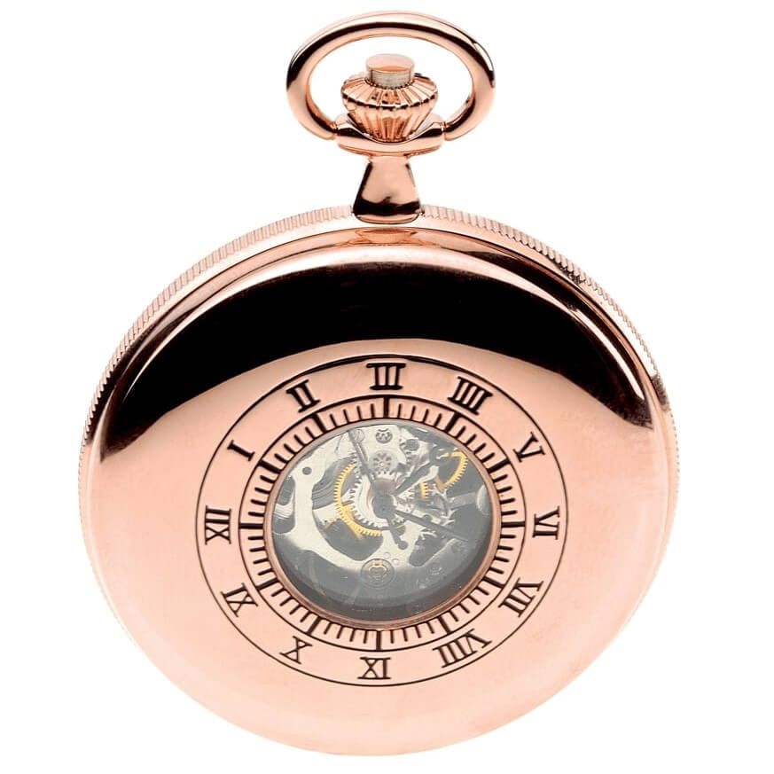 Rose Gold Luxury Mechanical Pocket Watch G255RPM | Pocketwatch USA