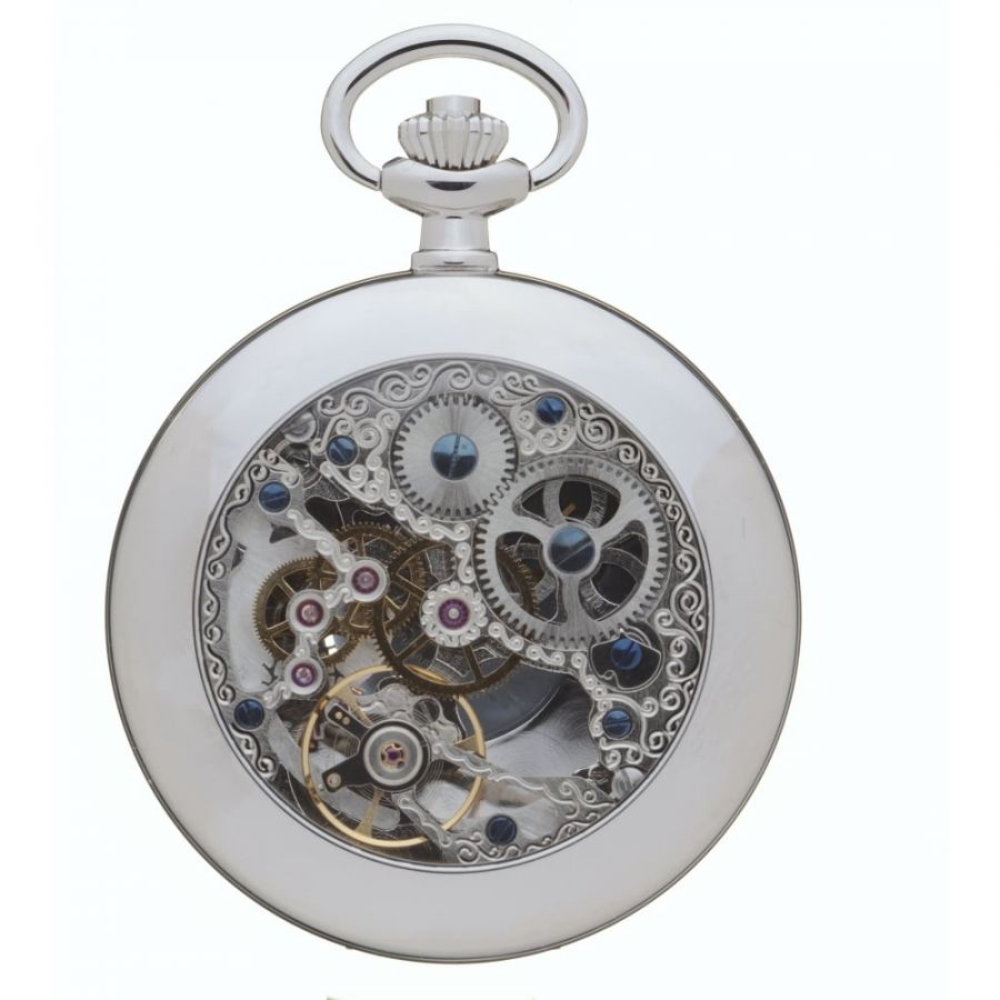 Luxury Mechanical Open Back Pocket Watch G303CM | Pocketwatch USA