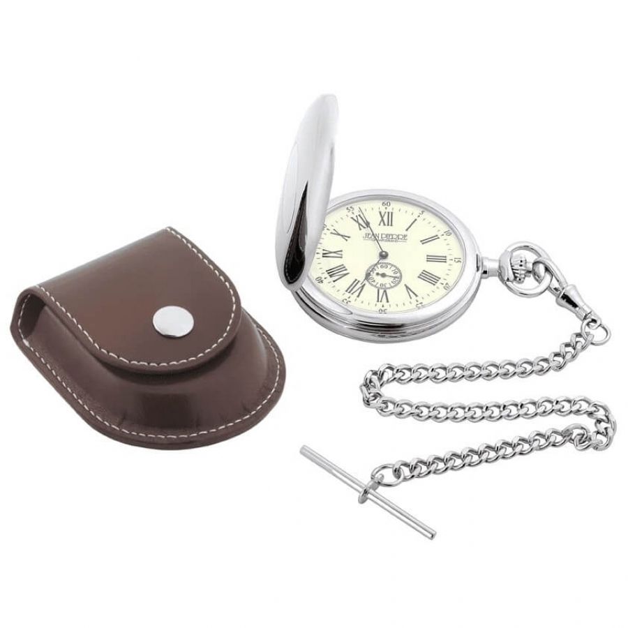Personalized Gifts - Pocket Watch With Leather Pouch D7 | Pocketwatch USA