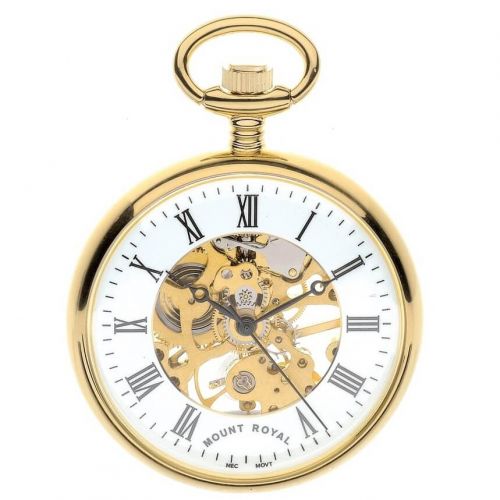 Exquisite Mount Royal Pocket Watch With Mechanical Movement and Gold ...