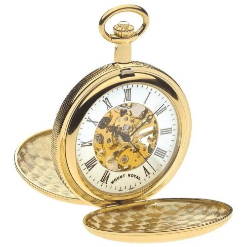 Mount Royal Double Hunter Gold plated Mechanical Pocket Watch B27 ...