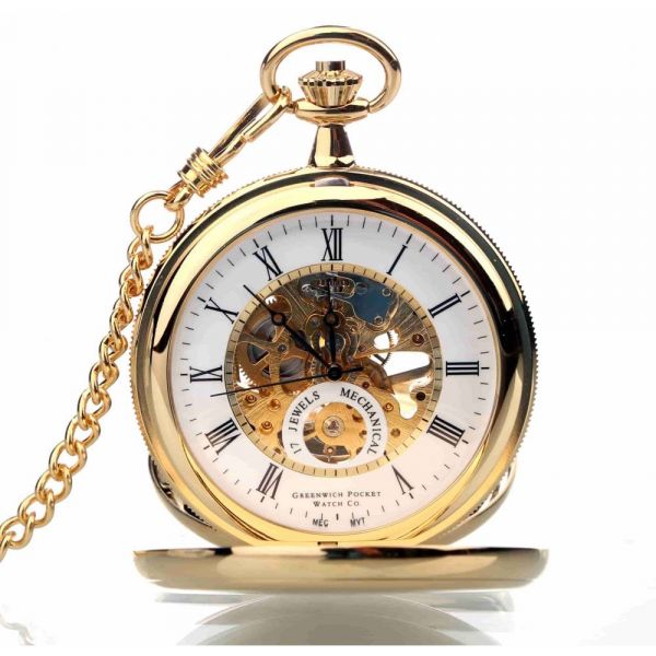 Double Hunter Pocket Watches | Free Engraving & Fast Shipping