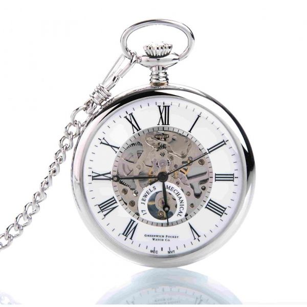 Open Face Pocket Watches | Free Engraving & Delivery